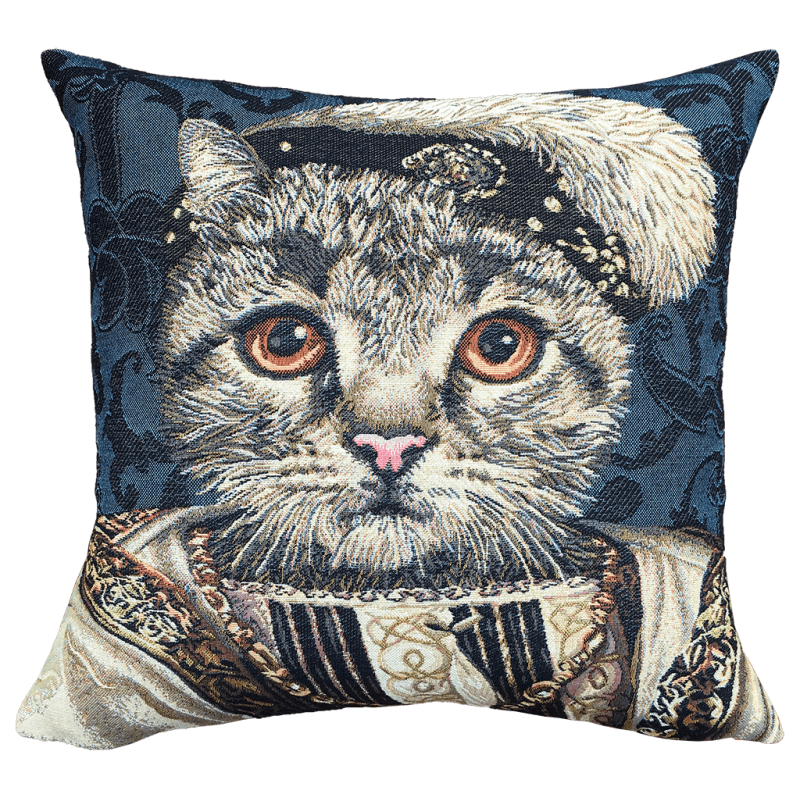 Coussin Chat François 1er - Jules Pansu